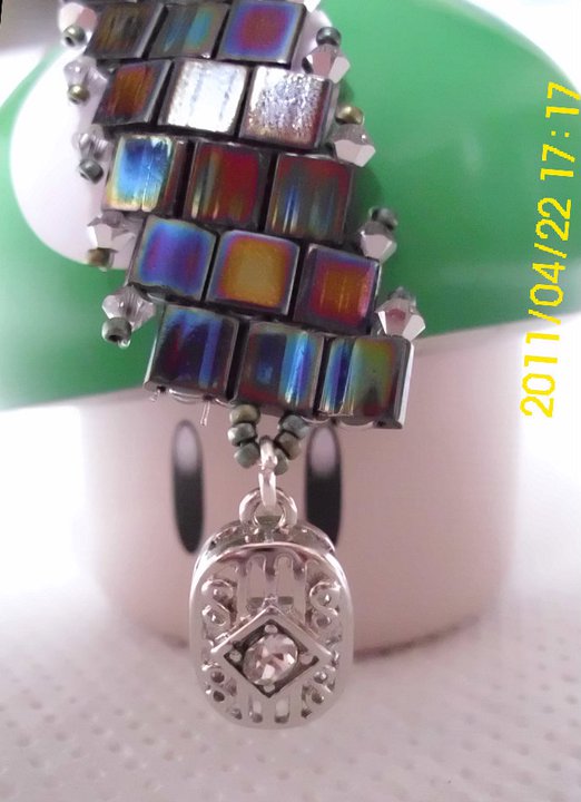 Nancy Hui » Blue tila bracelet