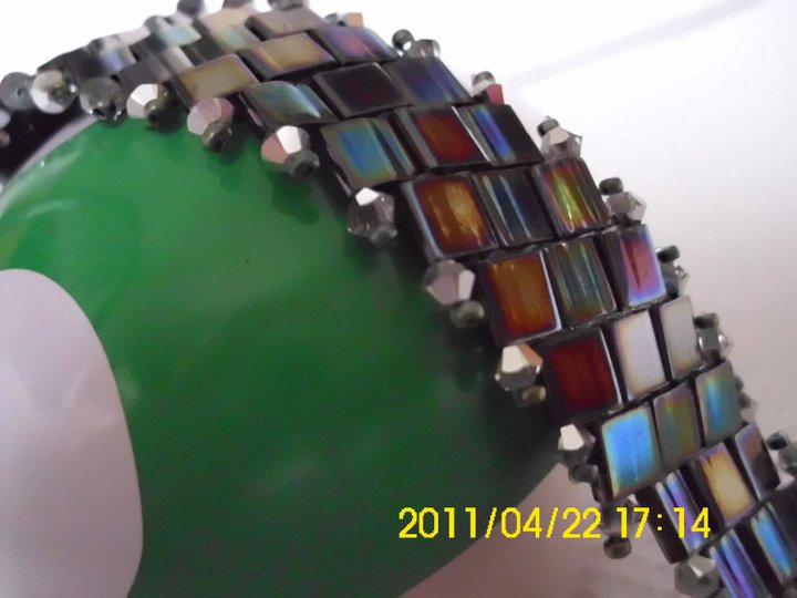 Nancy Hui » Blue tila bracelet