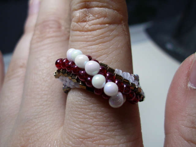 Nancy Hui » Red and White Ring